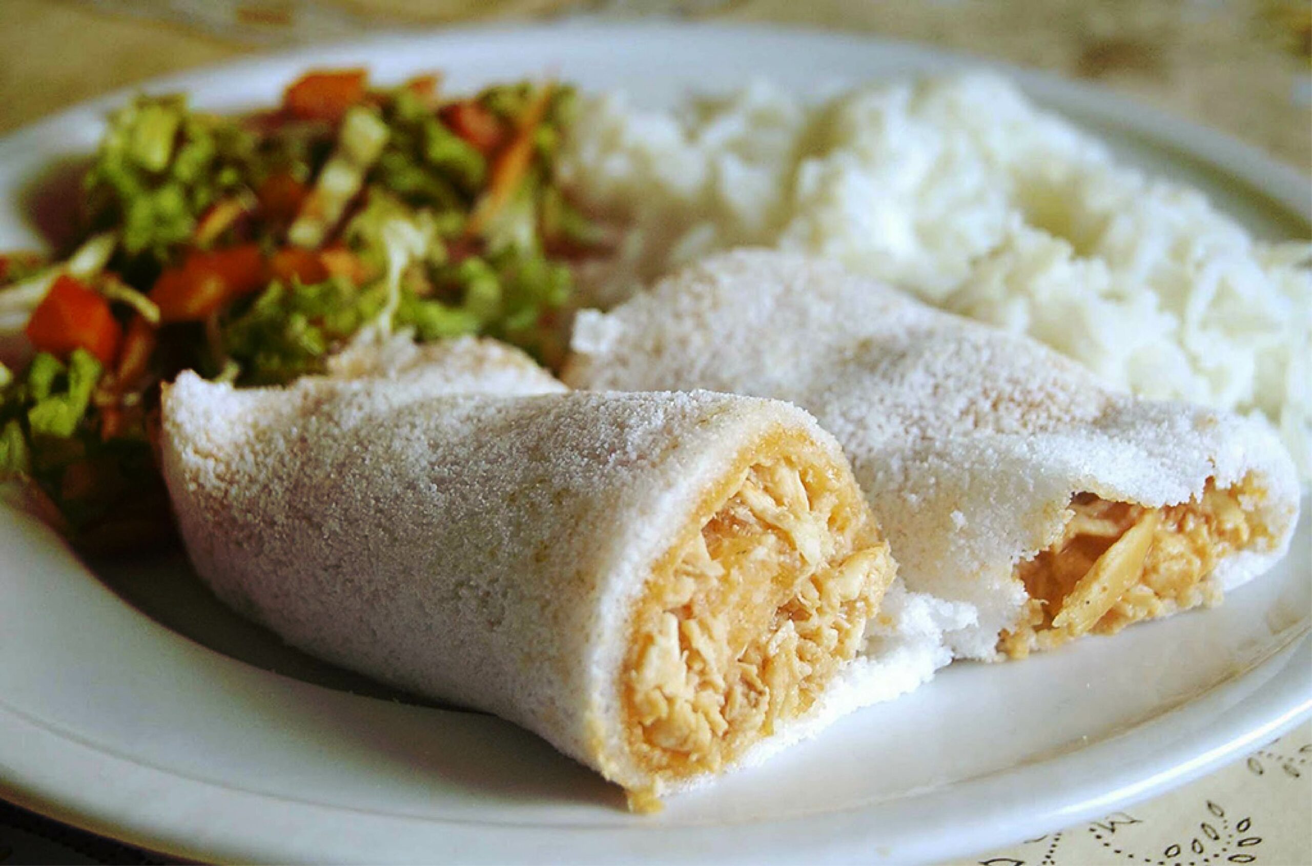 Receita de tapioca de frango fácil, simples e prática