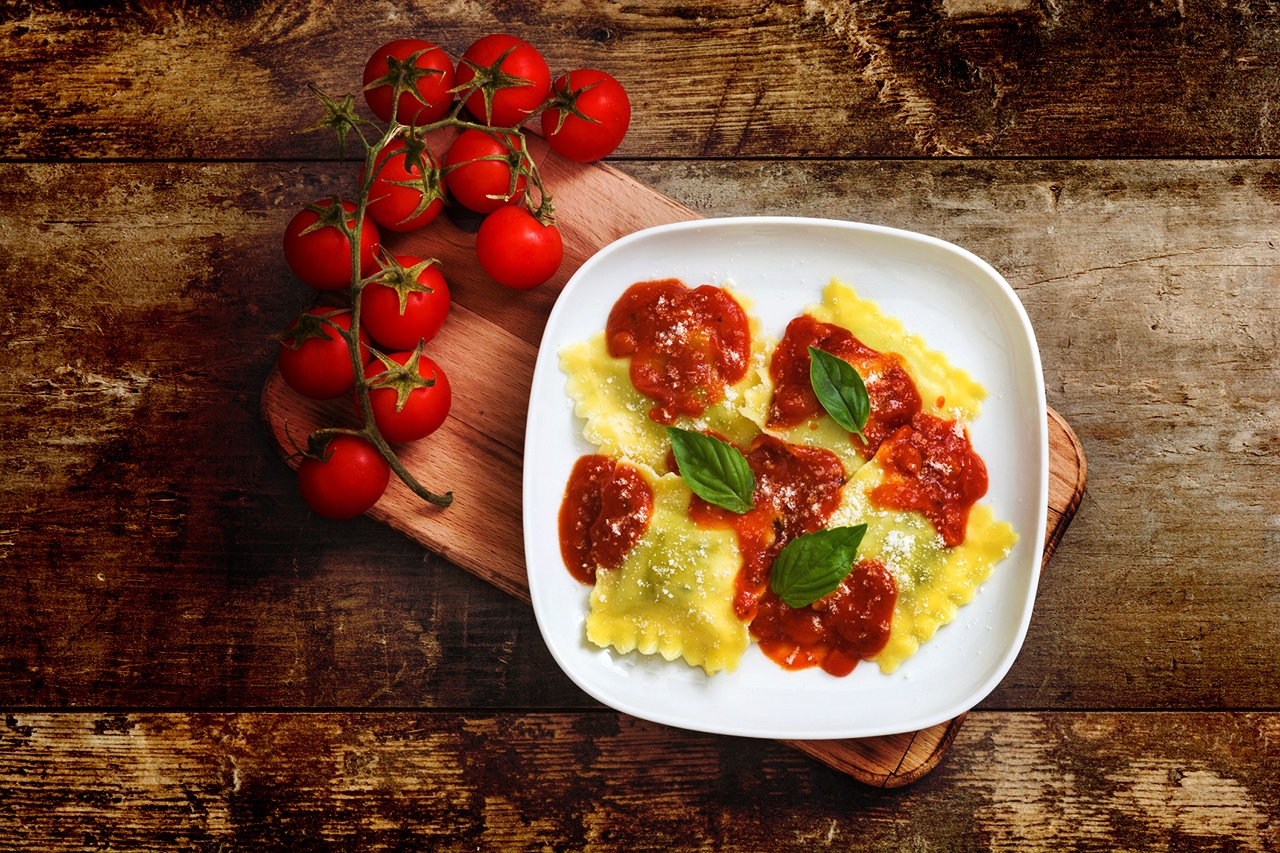 Receita de Massa com molho de tomate