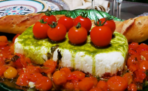 Um terrine caprese super prático cai muito bem pra hoje; anote a receita
