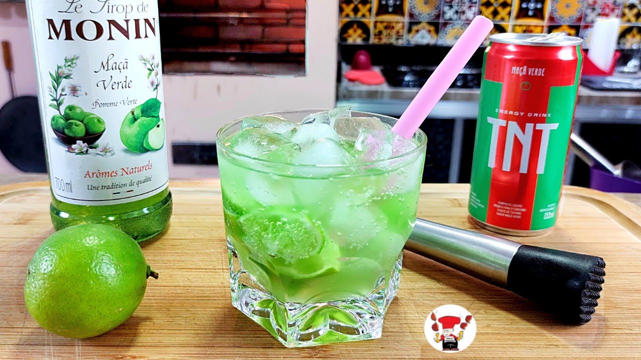 Drink de maçã verde a cara do réveillon que é uma delícia