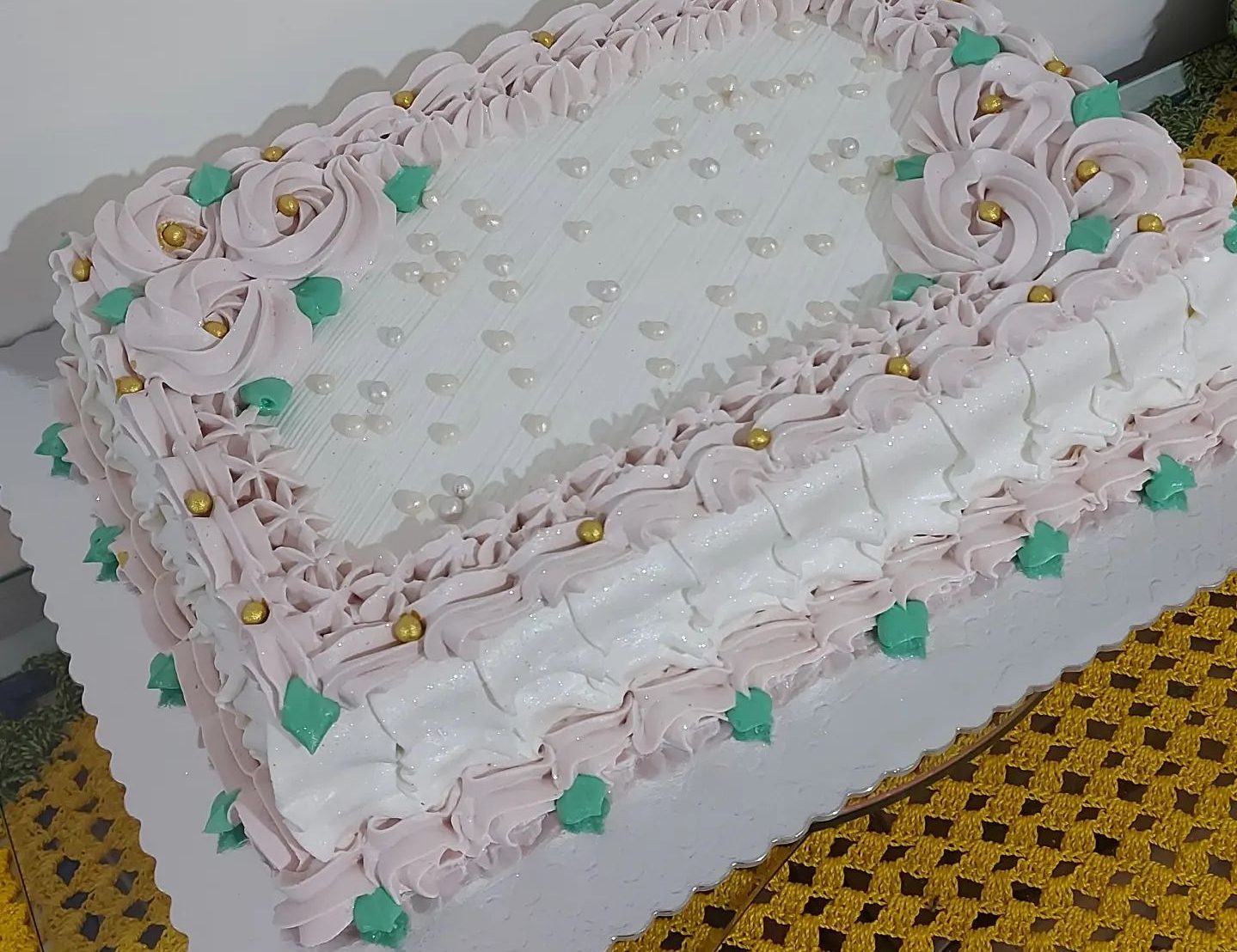 Bolo de 3 kg que rende muito bem e é gostoso