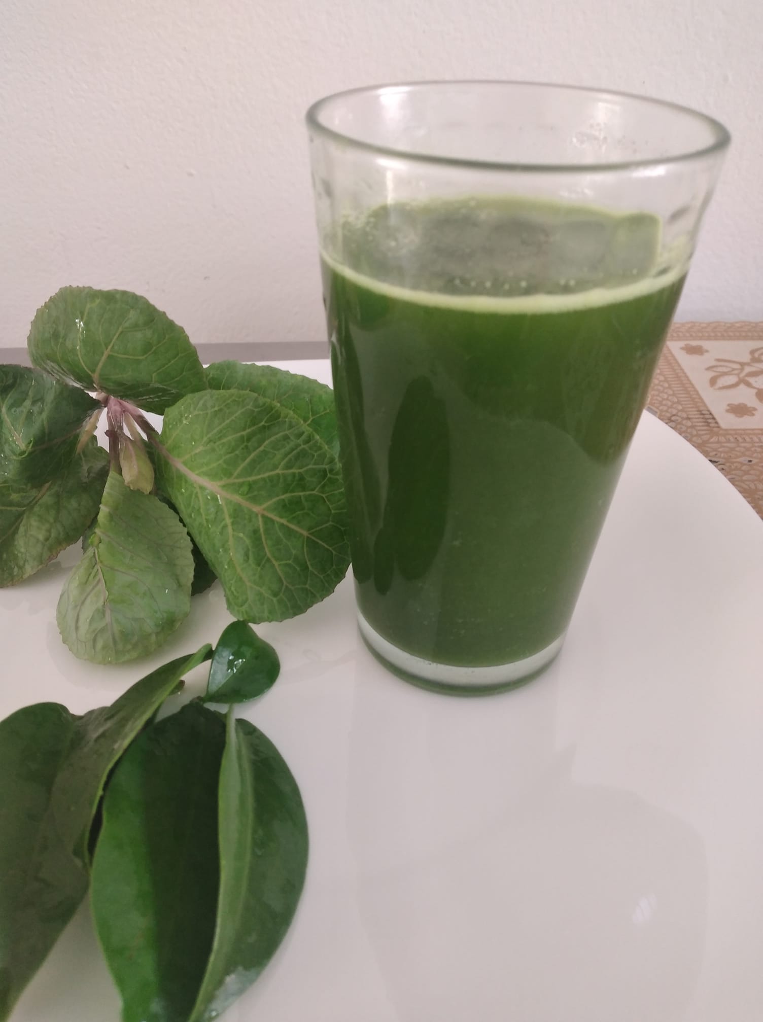 Suco verde com ora-pro-nóbis é muito saudável e delicioso