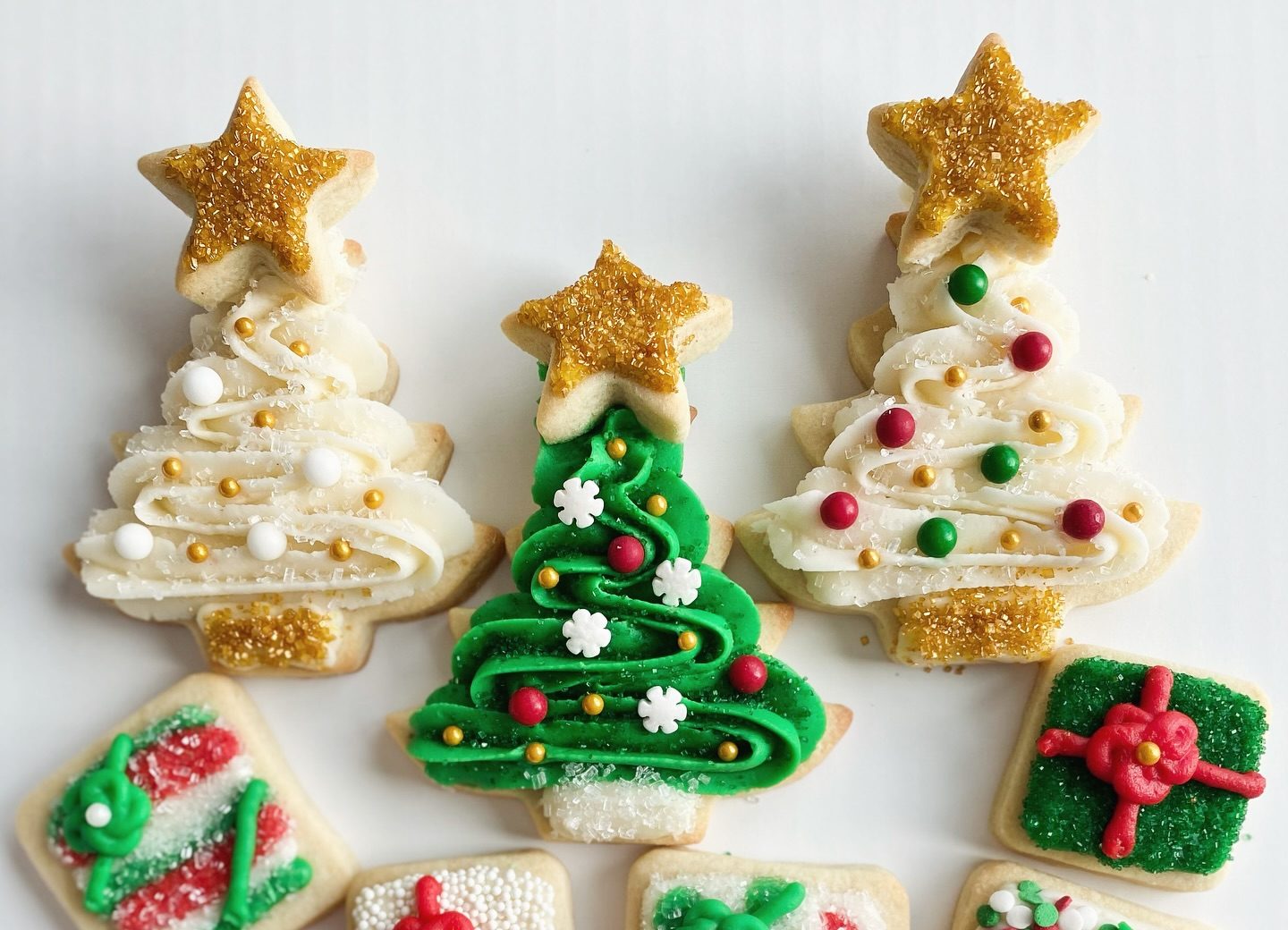 Como fazer biscoito de árvore de natal em casa