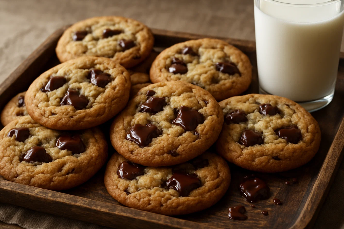 Receita de Cookies com gotas de chocolate: a receita clássica para um ...