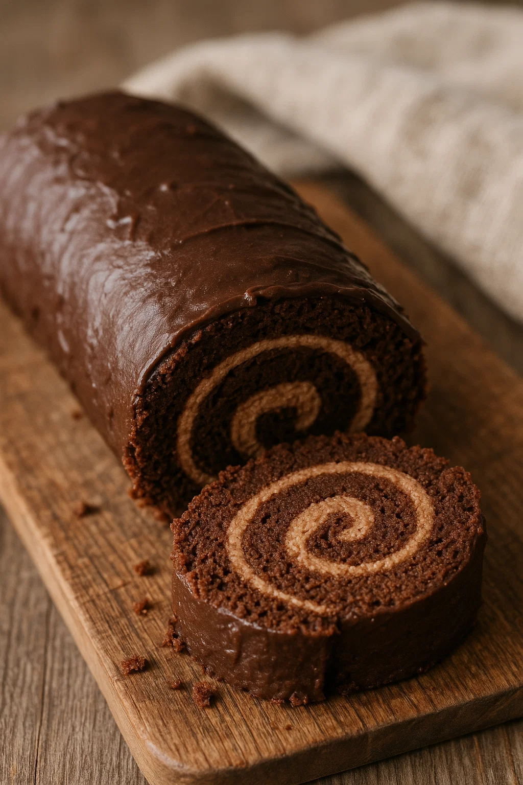 Como fazer um rocambole de chocolate simples e irresistível em casa