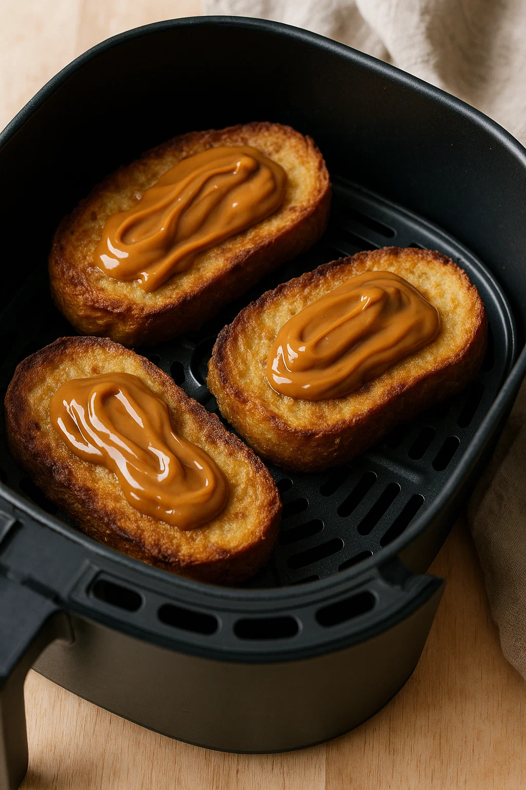 Rabanada com doce de leite na airfryer: receita fácil, rápida e ...