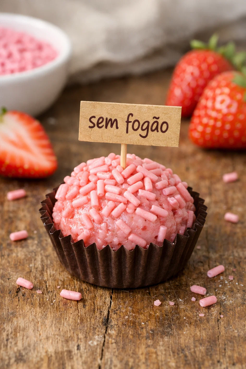 Brigadeiro de morango sem fogão: sobremesa rápida que viralizou