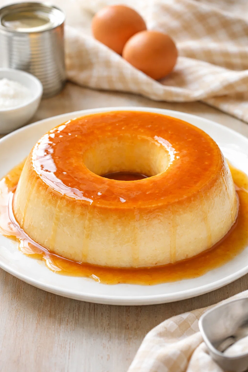 Pudim de leite condensado simples: cremoso, fácil e sem furinhos